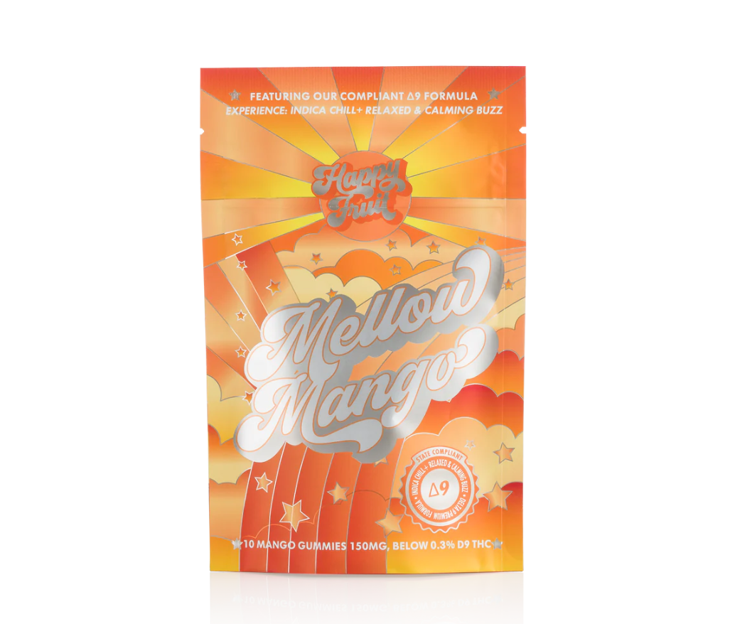Naturally Inspired | Happy Fruit | Mellow Mango Compliant D9 Gummies ...