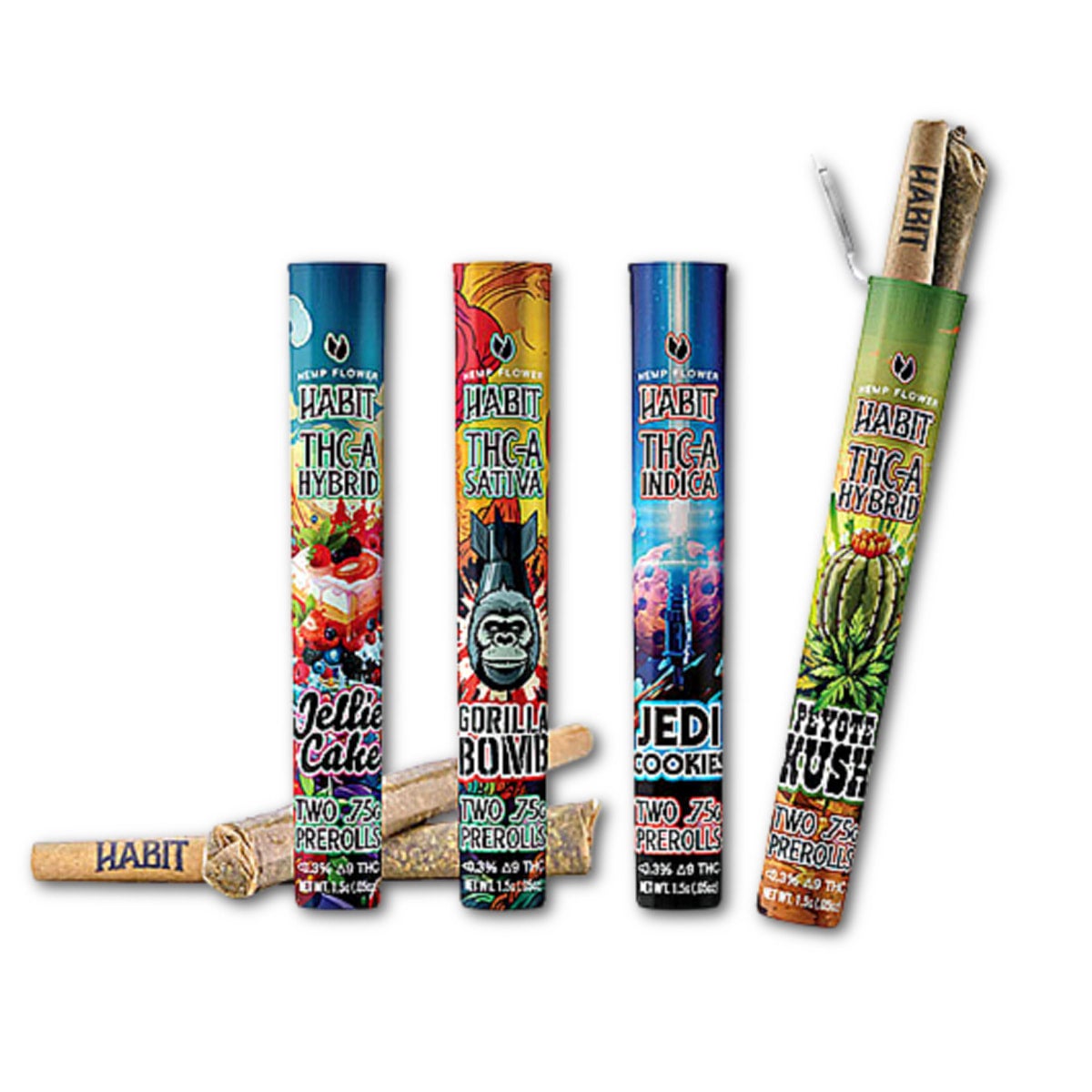 Naturally Inspired | Habit | THCA .75g Pre-Rolls - 2 Count | Naturally ...